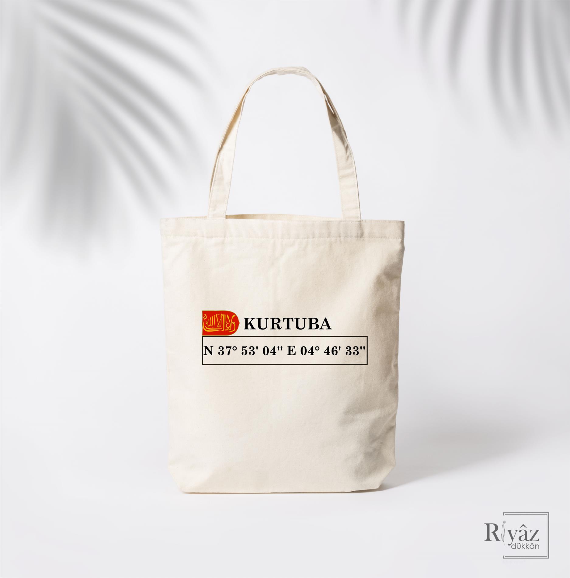 Endülüs (Kurtuba) Baskılı Bez Çanta - Riyâz Dükkân